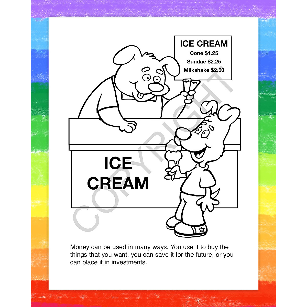 ZOCO - Be Smart with Your Savings - Educational Coloring & Activity Books (25 Bulk Pack, Without Crayons) - Teach Kids About Money - Bank Supplies - Gifts for Kids