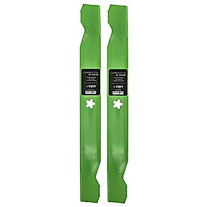 8TEN LawnRAZOR Blade Set for Craftsman Poulan AYP Husqvarna 42 inch Deck 138498 134149 138971 532138971 (High Lift)