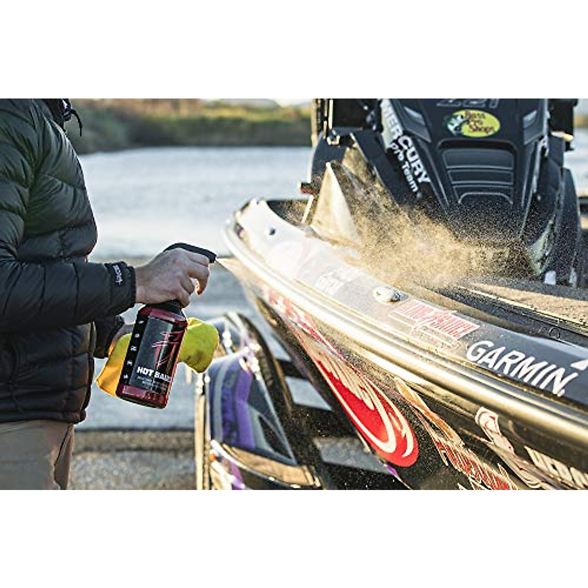 Boat Bling HS-0128 Hot Sauce Hard Water Spot Remover, Gallon Refill, for Boats, RVs, Powersport Vehicles and More, Black,1 Gallon