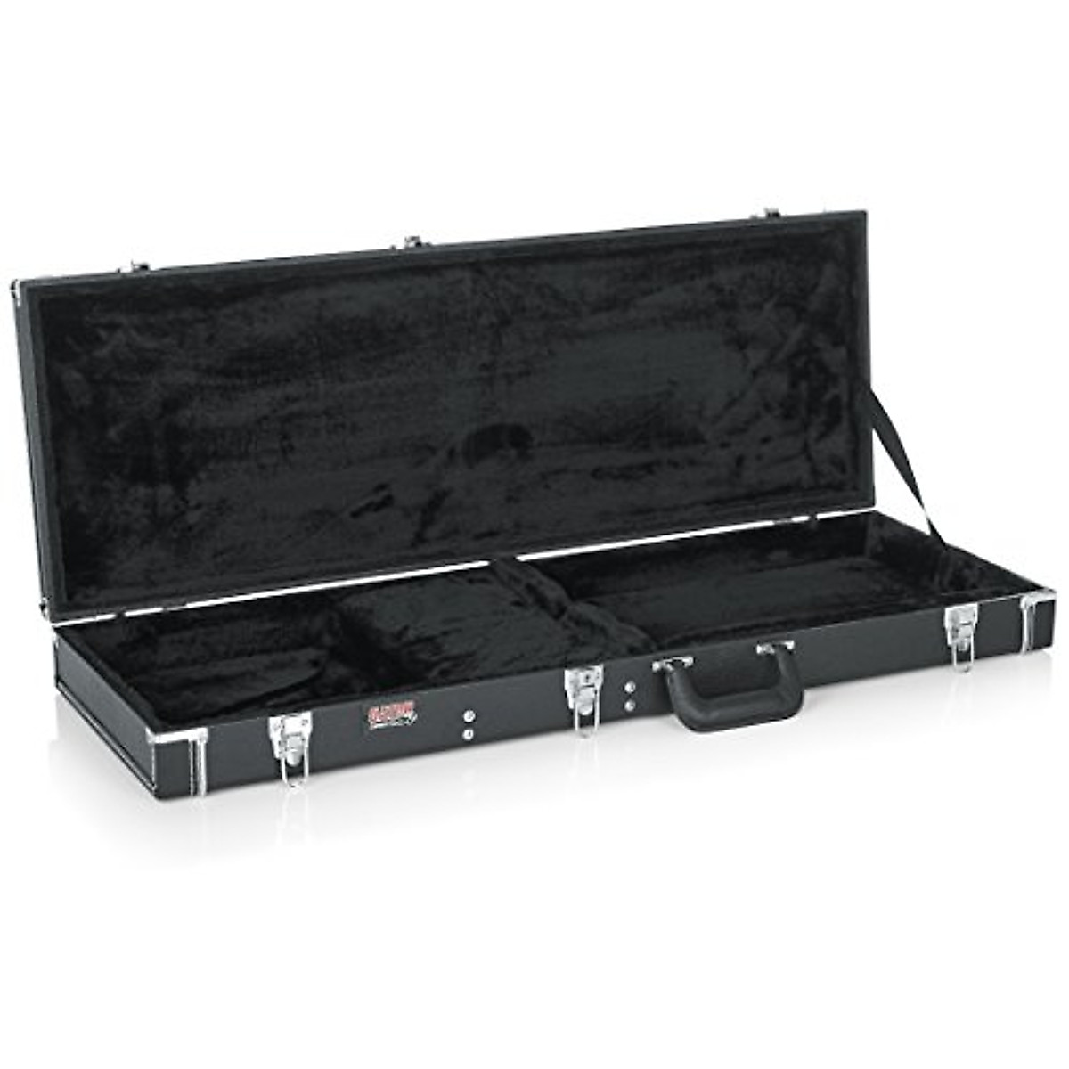 Gator Cases Deluxe Wood Case for Electric Guitars (GW-ELECTRIC),Black