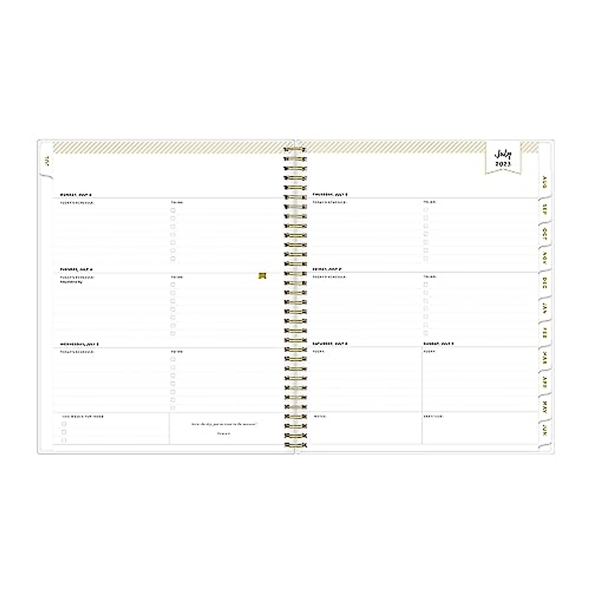 2023-2024 Day Designer Weekly/Monthly Planning Calendar, 8-1/2" x 11", Poppy Garden, July 2023 to June 2024, 142522
