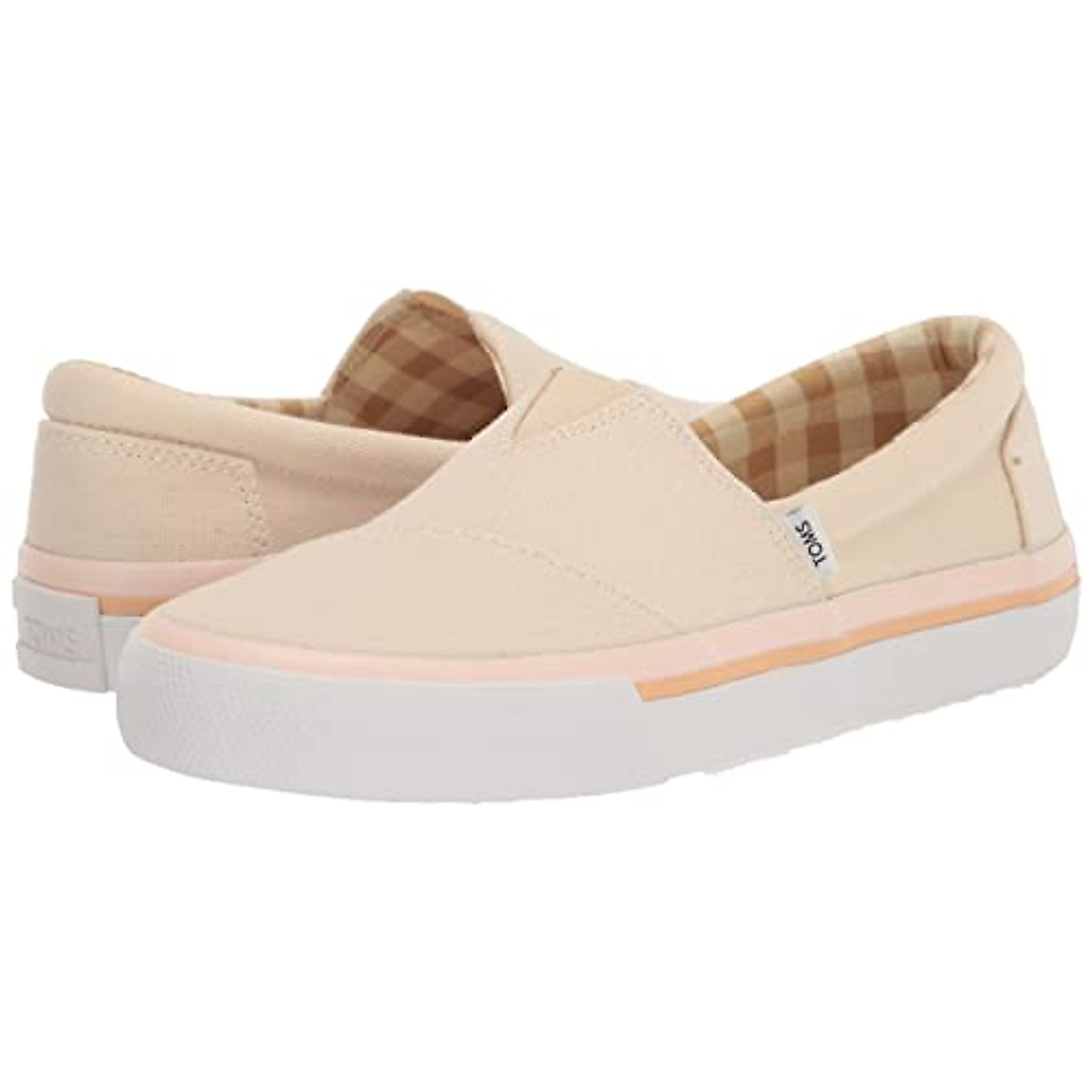 TOMS Women's Fenix Slip-On Sneaker, Beige, 12