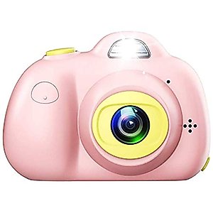 LKYBOA Kids Toys Camera Girls Boys Compact Cameras for Children Best Gift for 5-10 Year Old Boy Girl 8MP HD Video Camera Creative Gifts (Color : Pink)