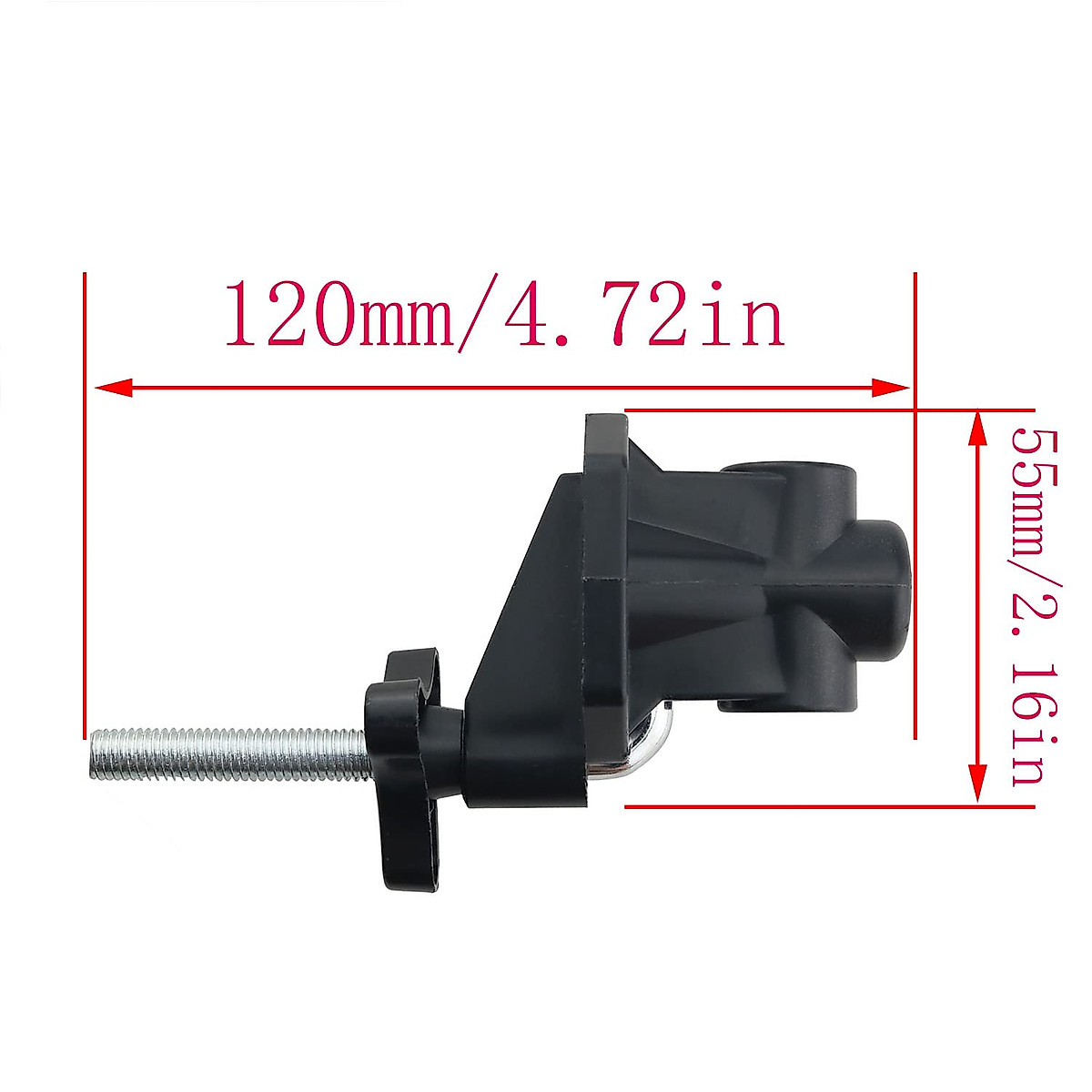 Metal Desk Clamp CHENJIN Metal Desk Lamp Mount Stand Table Mounting Clamp Swing Arm Drafting Light Clamp Holder Desk Lamp Bracket Clip, Black