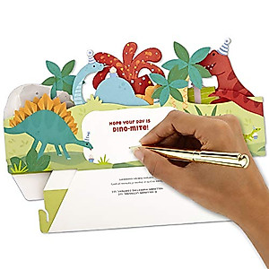 Hallmark Paper Wonder Pop Up Birthday Card for Kids with Sound (Dinosaur, Volcano)