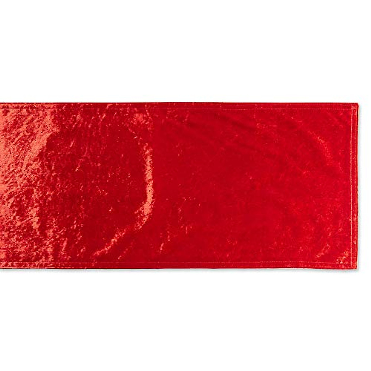 DII Velvet Collection Tabletop, Table Runner, 14x72, Red