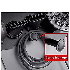 Hair Dryer Stand for Dyson Supersonic Hair Dryer Attachments, Fit 1 Diffuser, 2 Nozzles, Wall Mounted Holder Magnetic Rack with Storage Tray Shelf Organizer for Bathroom Bedroom Hair Salon Barbershop