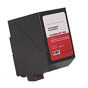 Neopost ISINK34 - 90 Day Warranty - Compatible Surejet #4135554T Red Ink Cartridge for IS / IN Series Mailing Systems