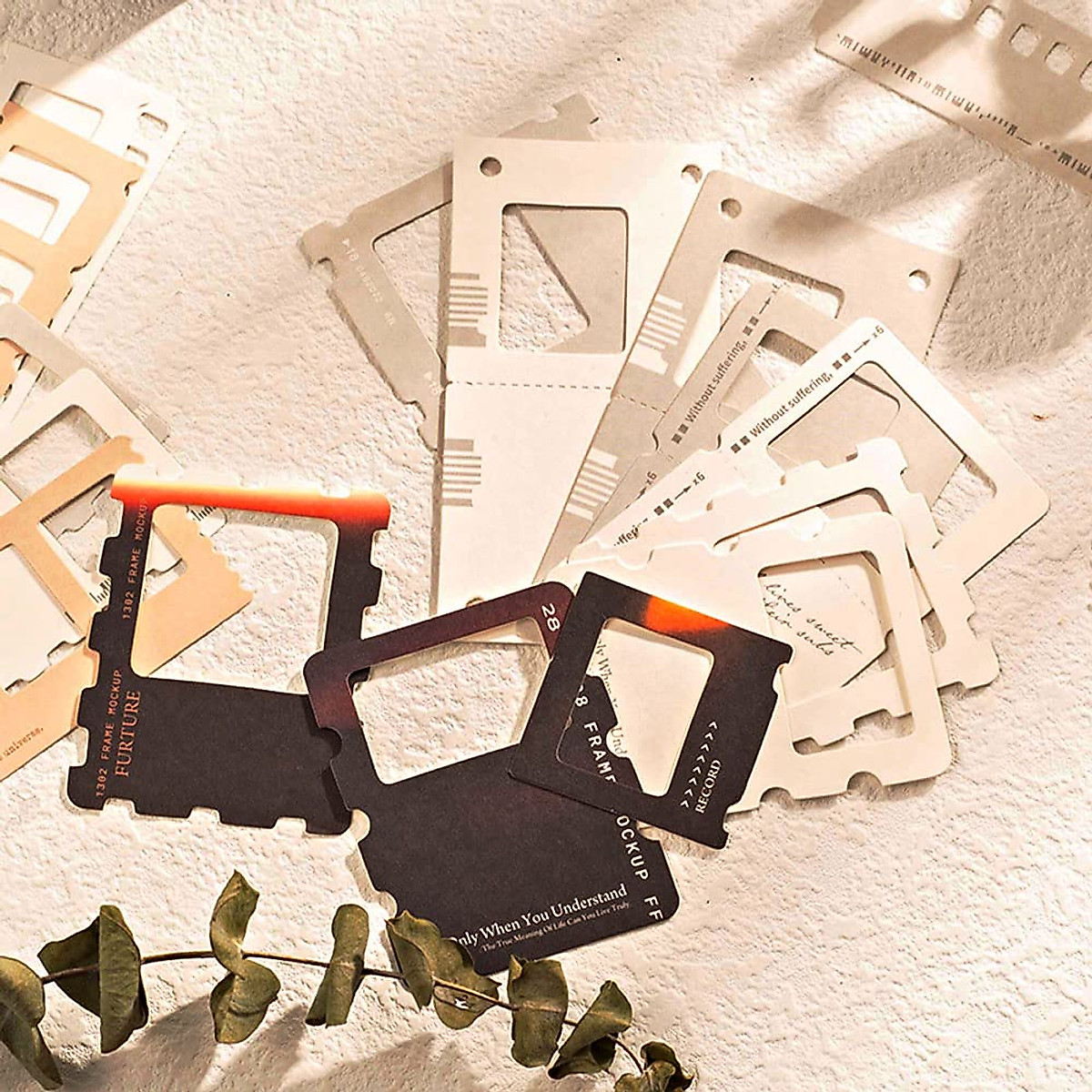 Vilikya 94pcs Movie Film Stickers for Scrapbook Kit, Film Strip Photo Frame for Scrapbooking Supplies, Quote Stickers for Journaling Decorative Bullet Journal Planner DIY Craft