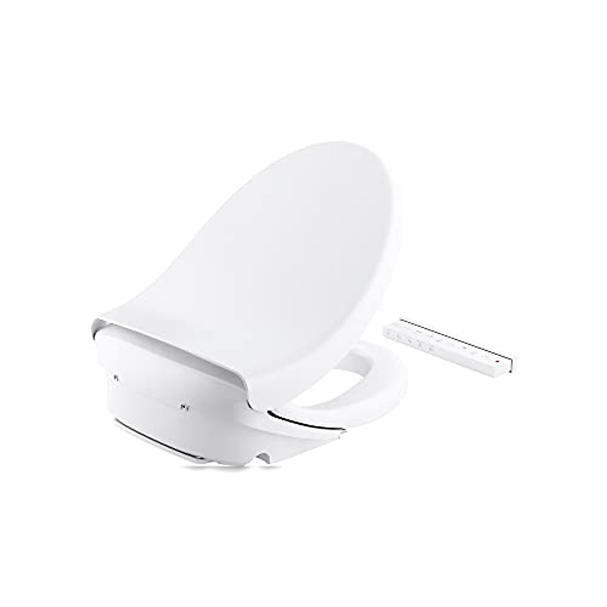 KOHLER BD-N45OUS-N0 Novita Elongated Bidet Toilet Seat, Heated Bidet Seat with Adjustable Bidet Sprayer for Existing Toilets with Remote Control, White