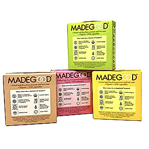 Made Good Organic Granola Minis – Variety Pack of 4 Flavors –Tree-Nut and Peanut-Free, Gluten-Free, Vegan, Kosher (4 Portion Packs Per Flavor)