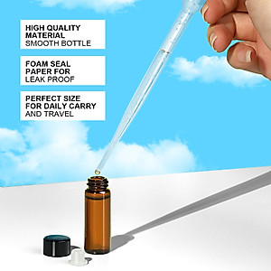 Teenitor 10pcs Small Cosmetic Containers 5Gram Makeup Containers with Lids Small Travel Containers with Lids Sample Containers for Cosmetic 5ML Essential Oil Bottles with 5 Mini Spatulas