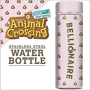 Controller Gear Animal Crossing 17oz, Insulated, Stainless Steel, Leak Proof, Water Bottle (Bellionaire)