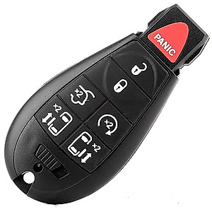 SCITOO 1 pcs Remotes Key Fob for 08-2014 for Town & Country for Caravan Durango Grand Caravan Ram 1500 Journey Challenger for 300 for Jeep Commander for Dodge Ram 2500 3500 Magnum M3N5WY783X IYZ-C01C