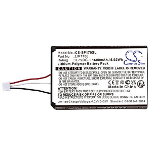 Tingen 1600mAh Battery Replacement for PS5 CFI-ZCT1W CFI-1015A LIP1708 (3.7V)