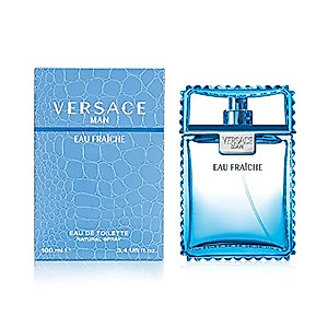 Versace Eau Fraiche for Men Eau de Toilette Spray, 3.4 Ounce