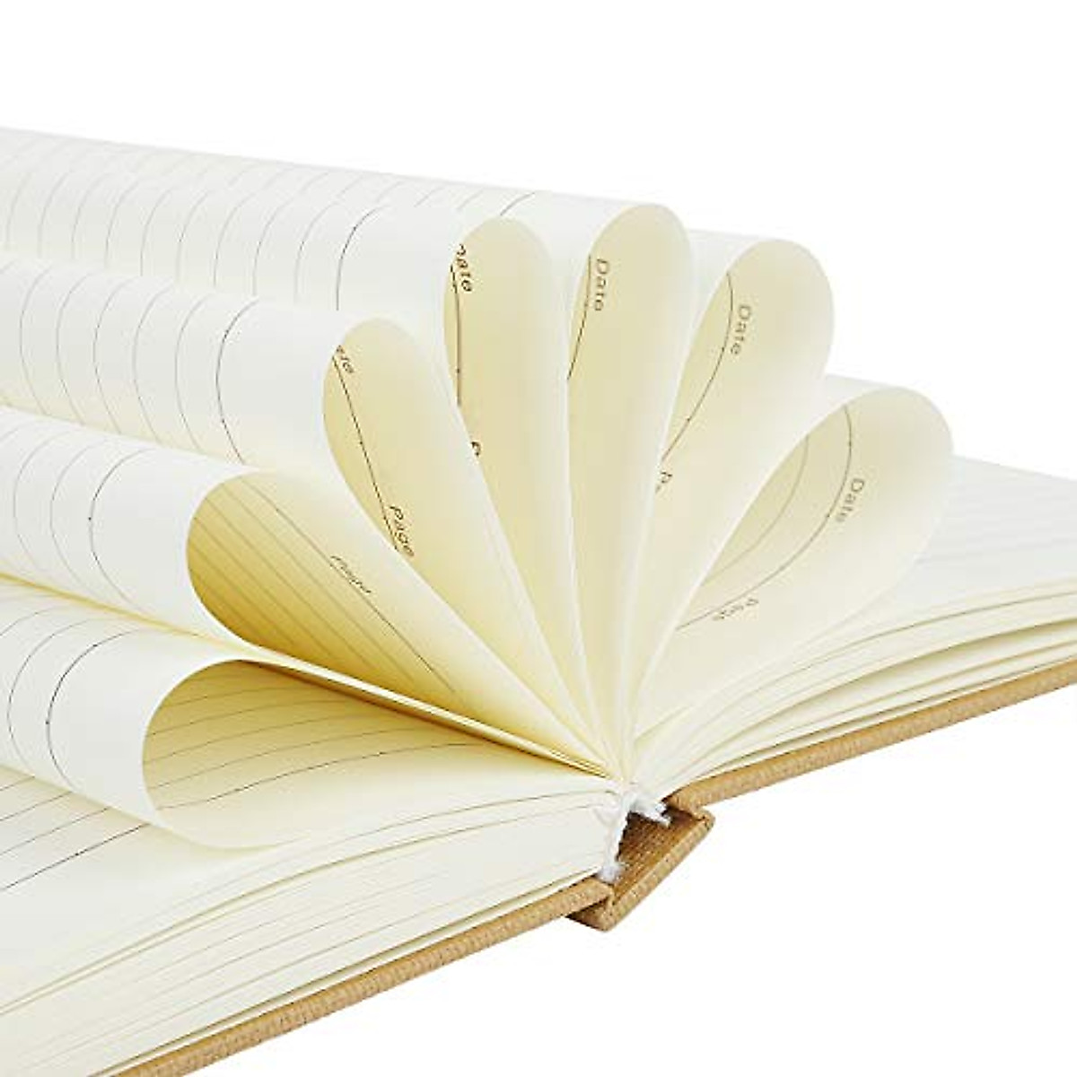 TOP-Pindu Notebook A5 Journal, Thick Classic Notebook, Hardcover Executive Notebooks, 296pp, 80gsm, 8.4 x 5.7 inch (Kraft)