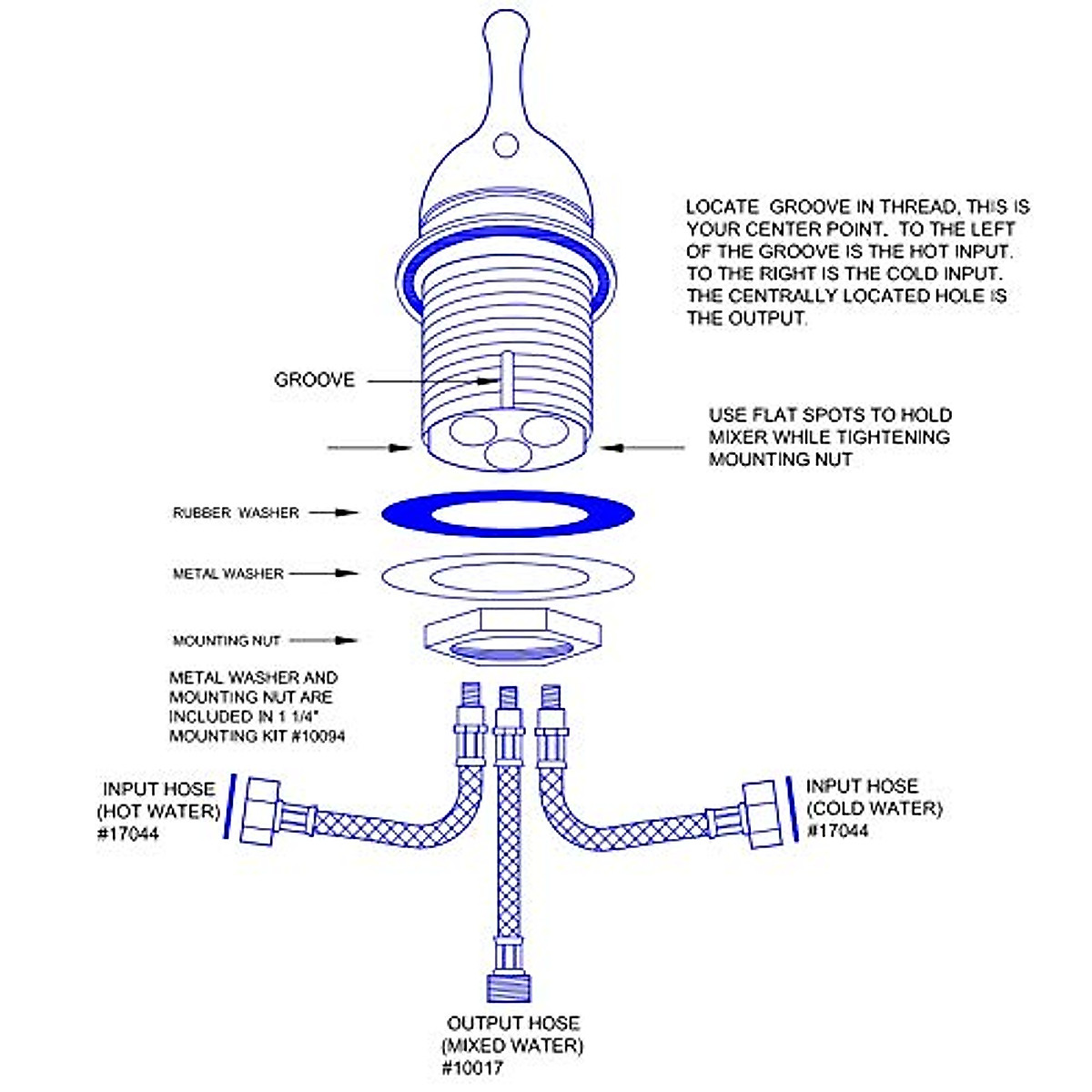Scandvik 10500P Compact Single Lever Shower Control Mixer Chrome Finish