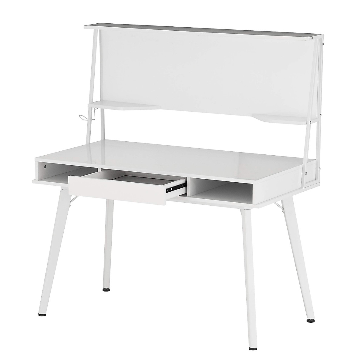Techni Mobili Study Computer Storage & Magnetic Dry Erase White Board Home Office Desk