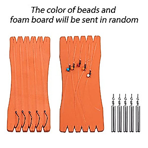 THKFISH Fishing Ready Texas Rigs for Bass Fishing Leaders with Weights Hooks Rigged Line Kit Pre Rigged Texas Rig 5PCS