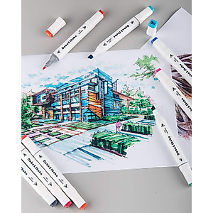 Dabo&Shobo 60-Color Alcohol Markers for Art & Design