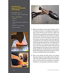 The Home Blacksmith: Tools, Techniques, and 40 Practical Projects for the Home Blacksmith (Fox Chapel Publishing) Beginner's Guide; Step-by-Step Directions & Over 500 Photos to Help You Start Smithing