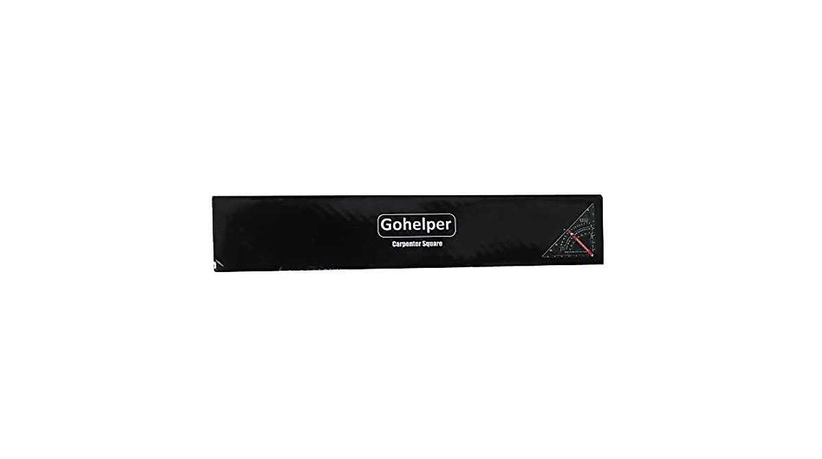Gohelper 7-Inch Aluminum Carpenter Square for Woodworking & Framing