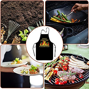 zukmvuh Chili Cook off Apron 2023 Kitchen Cooking Aprons for Women Aprons Gifts for Men Woman Family Friends