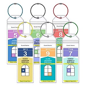 Cruise Luggage Tags for Royal Caribbean Ships and Celebrity, 6Pack Clear Tags Cruise Travel Essentials for 2025-2026