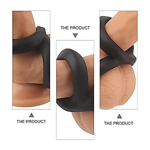 2pcs Penis Cock Rings for Men - Ring Soft Silicone Cock Rings Sex for Men - Men Erection Cock Ring Silicone Sex Toy for Men Couples Penis Ring for Men Sexual Wellness Hoodies ZH024