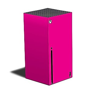 MightySkins Skin Compatible with Xbox Series X - Solid Hot Pink | Protective, Durable, and Unique Vinyl Decal wrap Cover | Easy to Apply and Change Styles | Made in The USA (MIXBSERX-Solid Hot Pink)