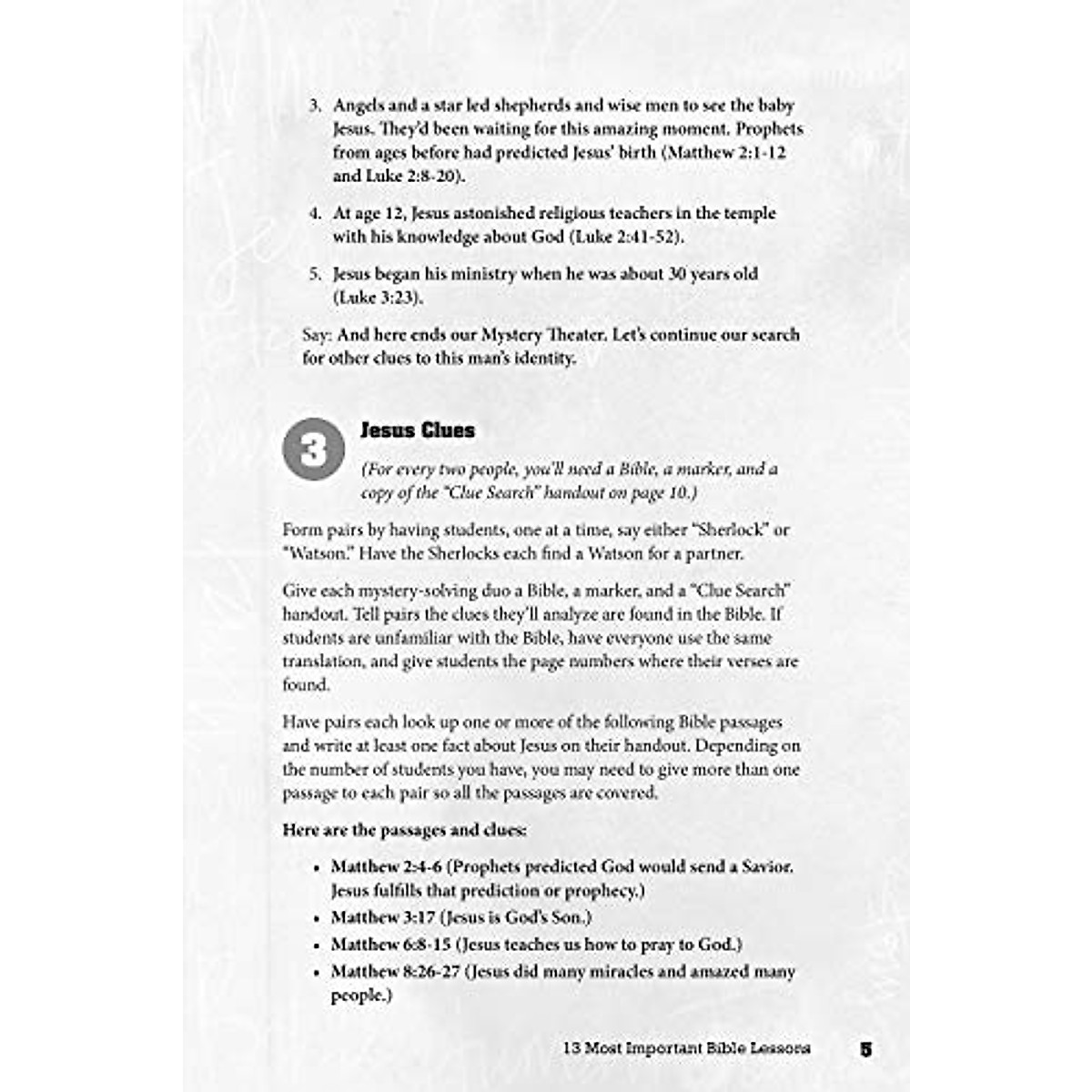 The 13 Most Important Bible Lessons For Teenagers: Complete Meetings for Youth Groups and Sunday School