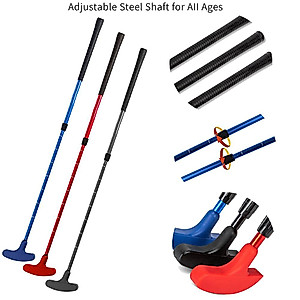 FANMIE putters for Men and Children Right Handed and Left 2-Way Kid Putter Mini Putter for Kids Retractable Hand Exerciser(Black)