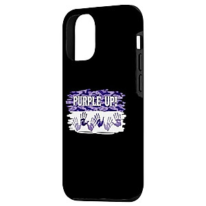 iPhone 13 Purple Up Military Children's Month Land of the Free Brave Case