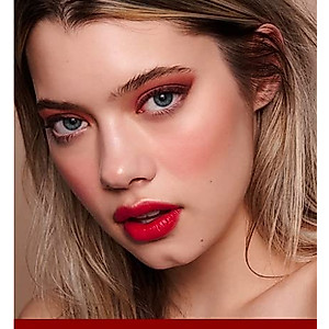 EVELIER Galaxy Lipstick - Matte, Moisturizing, Plush, Pigment-Rich Colors with Silky, Full Color Finish & Intense Hydration for All Day Coverage (Glamour Red)