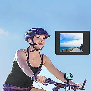 VEMONT Action Camera, 1080P 12MP Sports Camera Full HD 2.0 Inch Action Cam 30m/98ft Underwater Waterproof Camera with Mounting Accessories Kit