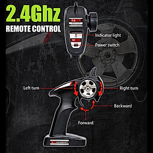 RACENT RC Tank 1:12 Scale All Terrain Remote Control Cars for Adults Monster Truck Remote Control Crawler RC Car 2.4Ghz High Speed RC Trucks with 2 Batteries Toy Gifts for Kids & Adult