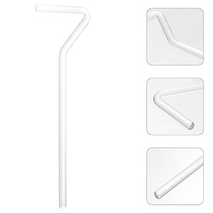 PartyKindom 4 Pcs L- Cell Culture Scraper, Glass Coating Rod Cell Spreaders, Reusable Cell Diffuser Tool for Laboratory Scientific Research Use, Diameter 6mm