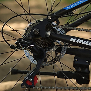 EUROBIKE Folding Mountain Bike 26 inch for Youth Boys and Girls Young Adult Men and Women Offroad Bicycle G6 (Green)