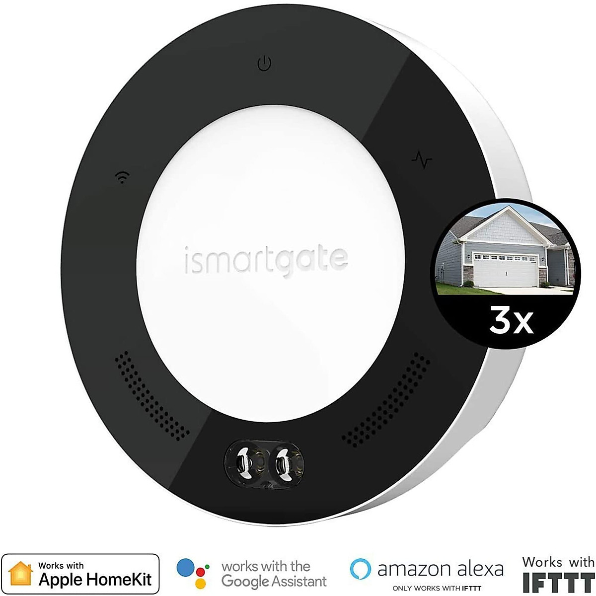 ismartgate PRO Smart Garage Door Opener Remote. Compatible Apple Homekit, Amazon Alexa, Google Assistant, IFTTT, Samsung SmartThings. Compatible with All Garage Openers. Wireless Sensor Included.