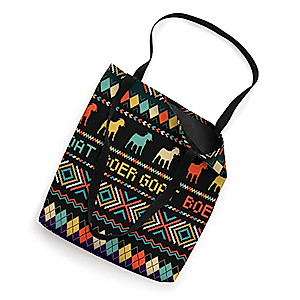 BOER GOAT Love Pattern Tribal Vintage Retro Classic Tote Bag