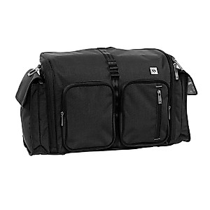 JuJuBe Clone Multi-Functional Crossbody Messenger/Diaper Dad Bag, XY Collection - Carbon