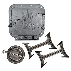 US Stove Company BSK2000 Heavy Duty Camp Stove Kit, Black, Medium