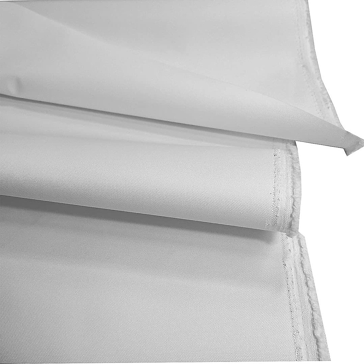 Mybecca Canvas Marine Fabric 600 Denier Indoor/Outdoor White 1 Yard (36" x 56")(Cut Separate by Yard for Prime Orders)(3 ' x 4.7')