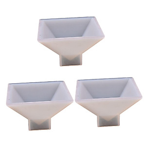 EXCEART 3pcs Silicone Crystal Silicone Cupcake Round Ice Cube Tray Chocolate Letter Molds Ice Cubes Trays Circle Silicone Mold Silicone Letter Molds Epoxy Cake Mold Jewelry Accessories