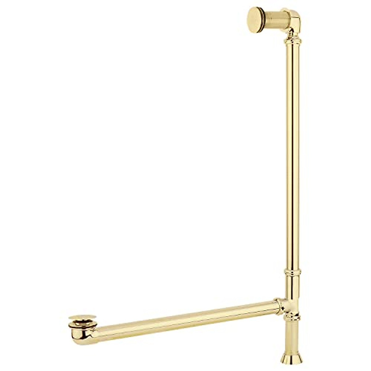 Signature Hardware 946173-69 Rosalind 69" Acrylic Soaking Pedestal Freestanding Tub with Pre-Drilled Overflow Hole