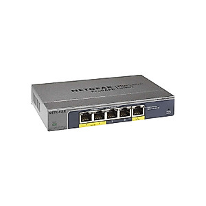Netgear ProSAFE Plus Gigabit Switch with PoE (GS105PE-10000S)