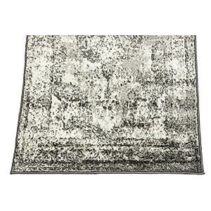 Unique Loom Sofia Collection Area Rug - Salle Garnier (2' x 6' 9" Runner, Gray/ Ivory)