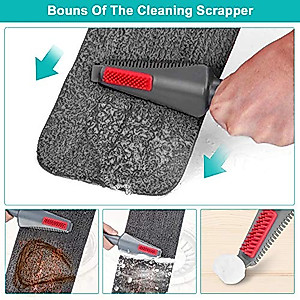 Spray Mop for Floor Cleaning with 3pcs Washable Pads - Wet Dry Microfiber Mop with 800 ml Refillable Bottle for Kitchen Wood Floor Hardwood Laminate Ceramic Tiles Floor Dust Cleaning