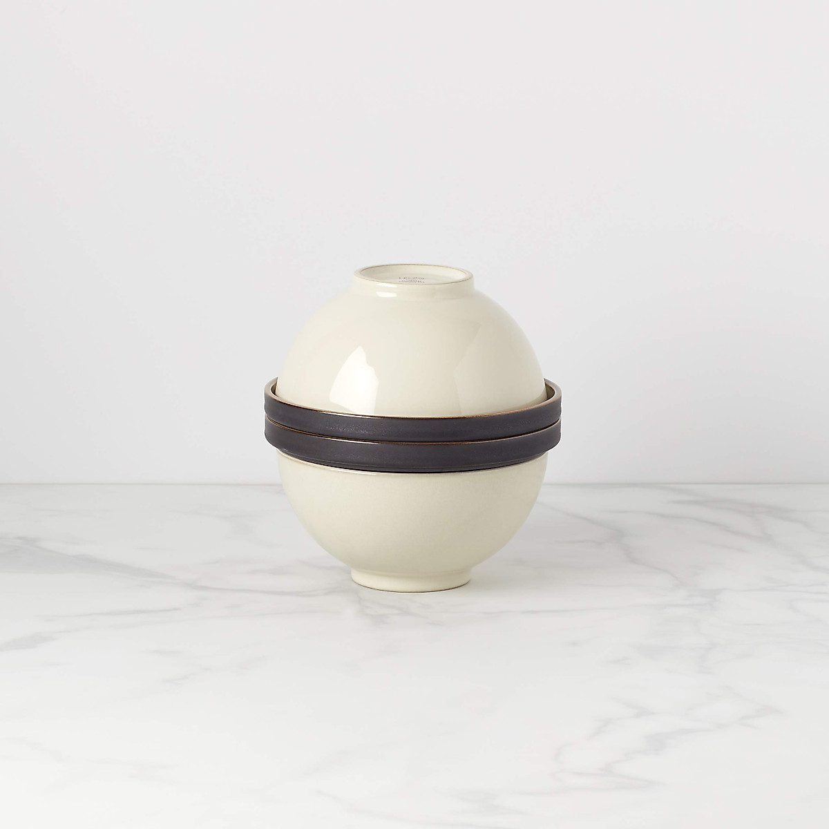 Lenox Luna Nesting Dinnerware Set, 11.30 LB, White